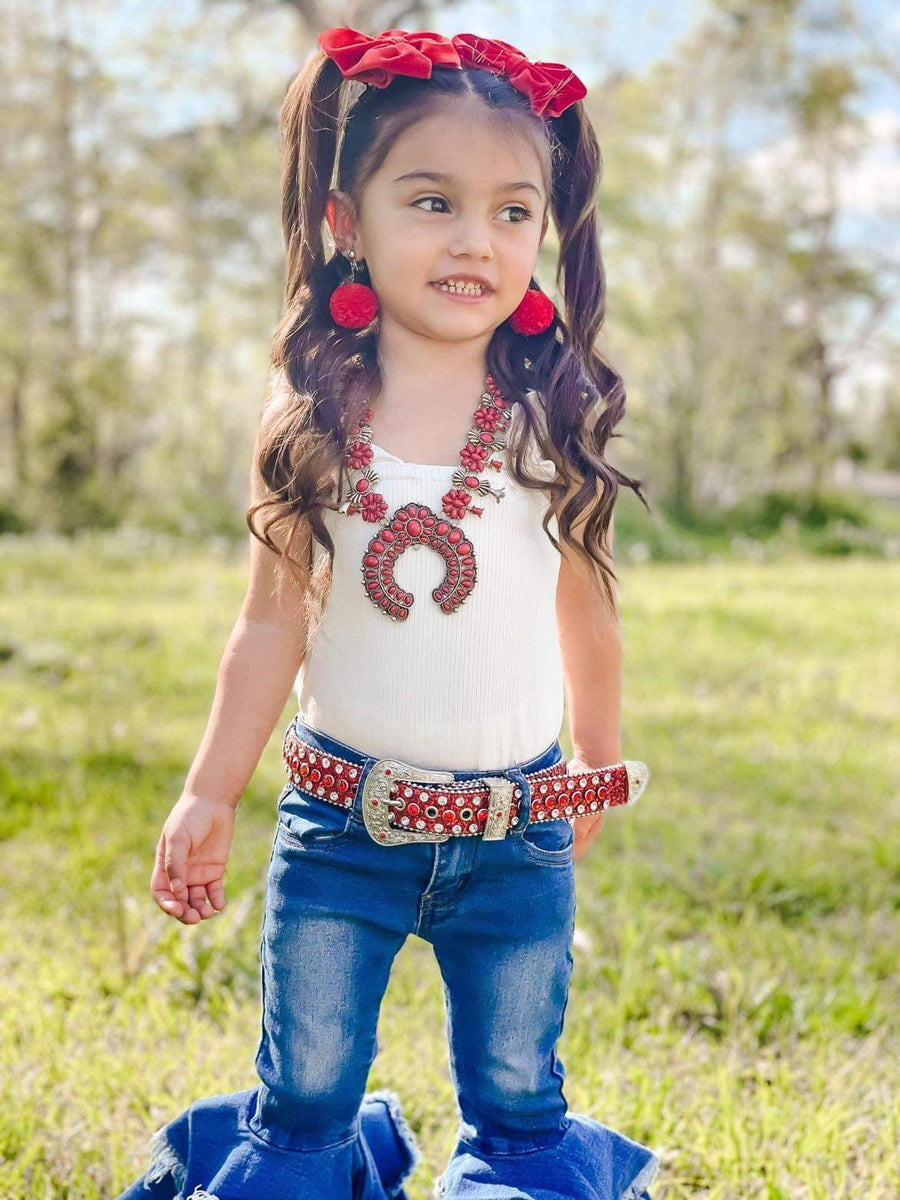 Firecracker Red Glitter Belt – Bella-Breez Boutique